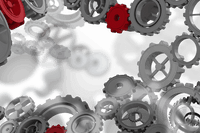 Transparent Background Concept of Surreal Layers of Differently Sized ...