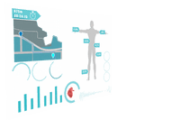 Digital Interface with Vital Signs and Metrics on Transparent ...