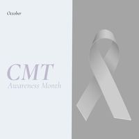 CMT Awareness Month Grey Ribbon on Simple Background - Download Free ...