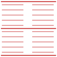 Red Horizontal Line Pattern on Transparent Background - Download Free ...