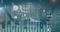 Abstract Data Visualization Overlay on Cityscape - Download Free Image ...