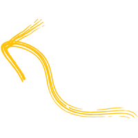 Yellow Curved Arrow on Transparent Background for Guides and ...