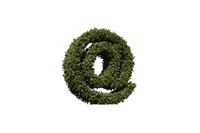 Transparent Green Email Icon with Grass Texture - Download Free PNG ...