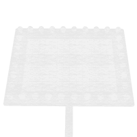 White Paper Sign Illustration on Transparent Background for Design ...