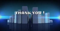 Thank You Message over Futuristic Digital Cityscape - Download Free ...