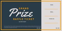 Grand Prize Raffle Ticket for Event Promotions - Download Free Template ...