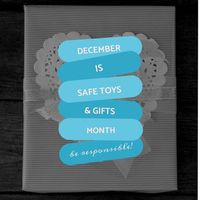 December is Safe Toys and Gifts Month Awareness Ribbon from Pikwizard