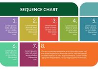 Colorful Sequence Chart Template for Presentations and Planning from ...