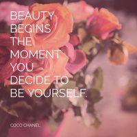 Inspirational Quote with Vibrant Roses Symbolizing Self-Confidence from ...