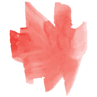 Red Abstract Shape on Transparent Background Digital Illustration ...