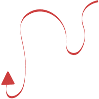 Red Curly Long Arrow on Transparent Background - Download Free PNG from ...
