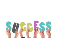 Hands Holding SUCCESS Text on Transparent Background Vector - Download ...