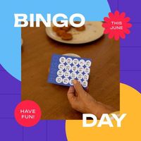 National Bingo Day Celebrations Concept with Bingo Card - Download Free ...