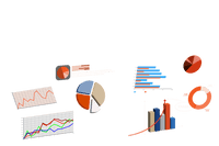 Transparent Statistical Data Charts and Graphs Illustration - Download ...