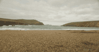 Peaceful Beachscape with Transparent Cloudy Sky - Download Free PNG ...
