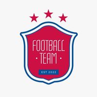 Modern Football Team Logo with Red Shield Design - Download Free ...