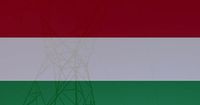 Flag of Hungary Overlay with Electrical Pylon Silhouette - Download ...