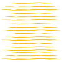 Wavy Orange Lines on Transparent Background for Modern Designs ...