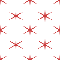 Red Star Pattern on Transparent Background for Digital Designs ...