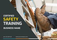 Safety Boots on Ladder Highlighting Workplace Readiness - Download Free ...