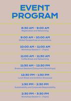 Event Program Schedule with Timings and Activities - Download Free ...