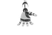 Transparent Background White Robotic Hand Reaching Forward - Download ...