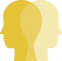 Transparent Gemini Zodiac Sign Symbol in Shades of Yellow - Download ...
