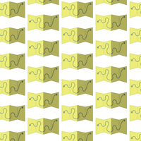 Seamless Blue and Yellow Map Route Pattern on Transparent Background ...