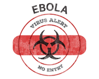 Ebola Virus Alert Icon on Transparent Background Medical Safety ...