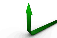 Curved Green Arrow on Transparent Background Vector - Download Free PNG ...