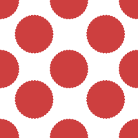 Red Dots Pattern on Transparent Background for Design Projects ...