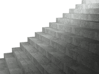 Gray Stone Stairs on Transparent Background Isolated Architecture ...