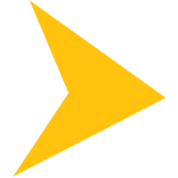 Yellow Arrow Icon on Transparent Background for Directional Use ...