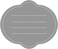 Curved Grey Label with Lines Mockup, Transparent Background - Download ...
