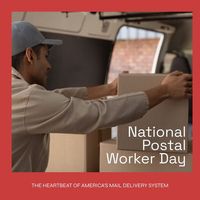 National Postal Worker Day Appreciation with Delivery Man - Download ...